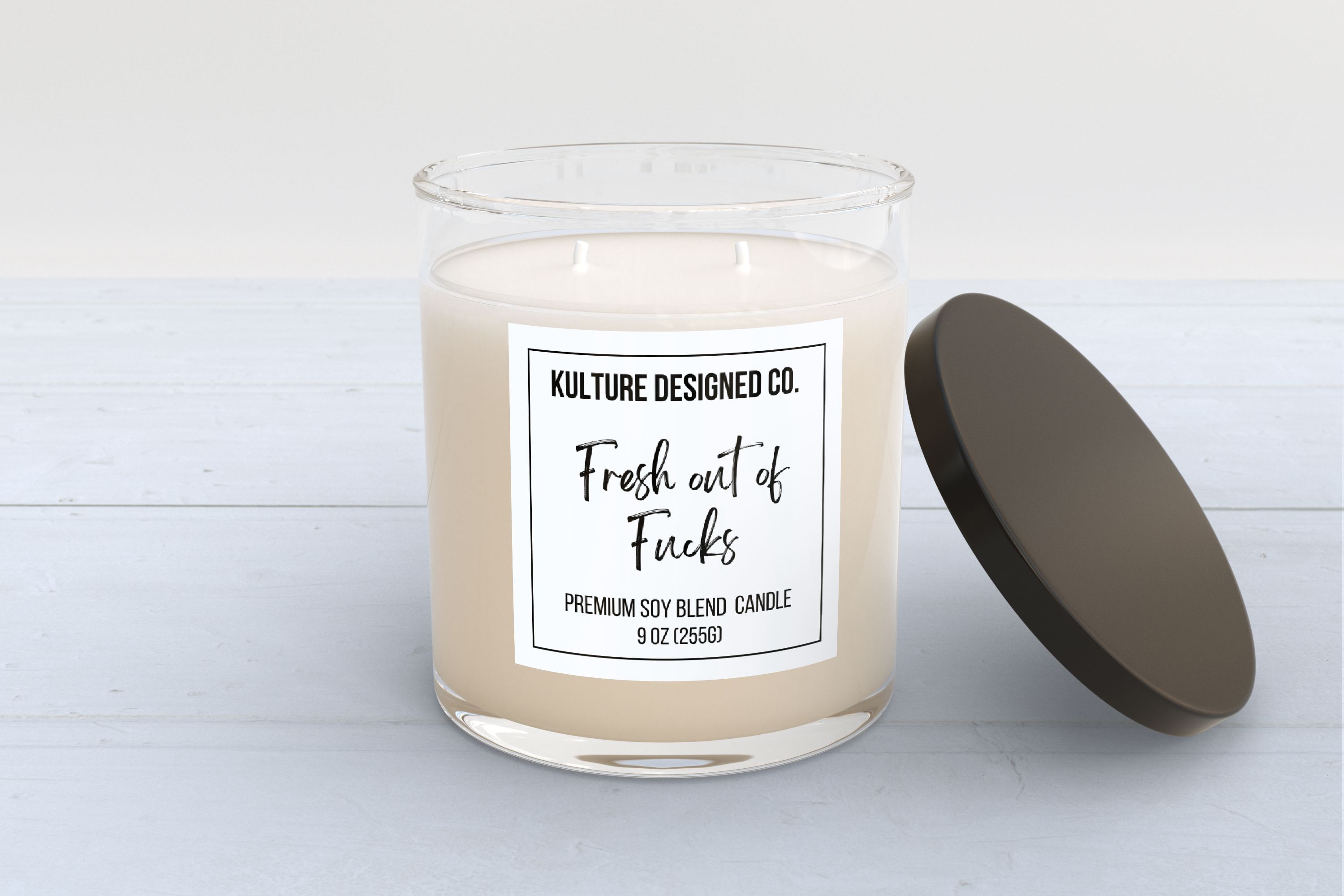 FRESH OUT OF F*CKS | 9 oz Candle | Kulture Designed Co.