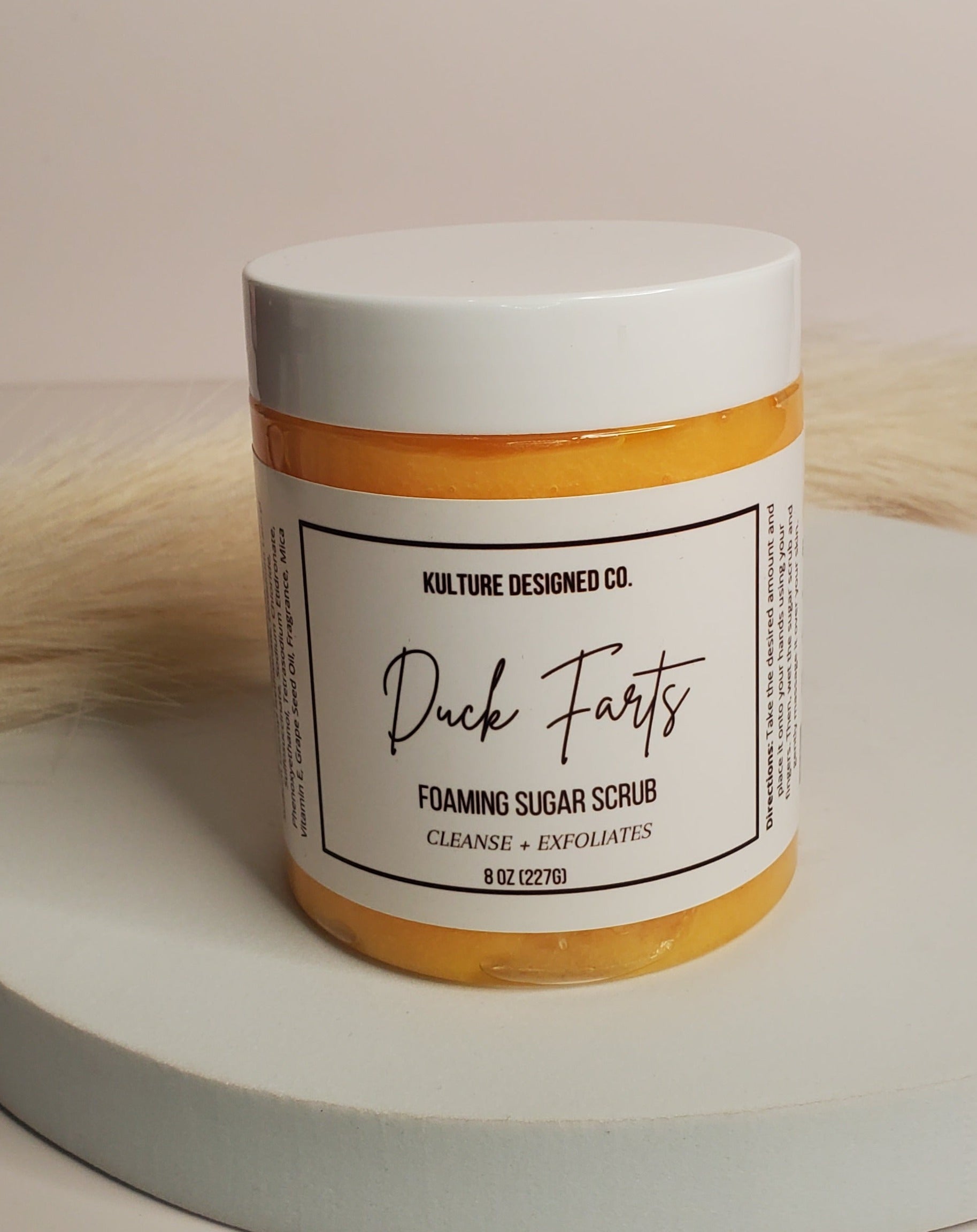 DUCK FARTS | Foaming Sugar Scrub | Kulture Designed Co.